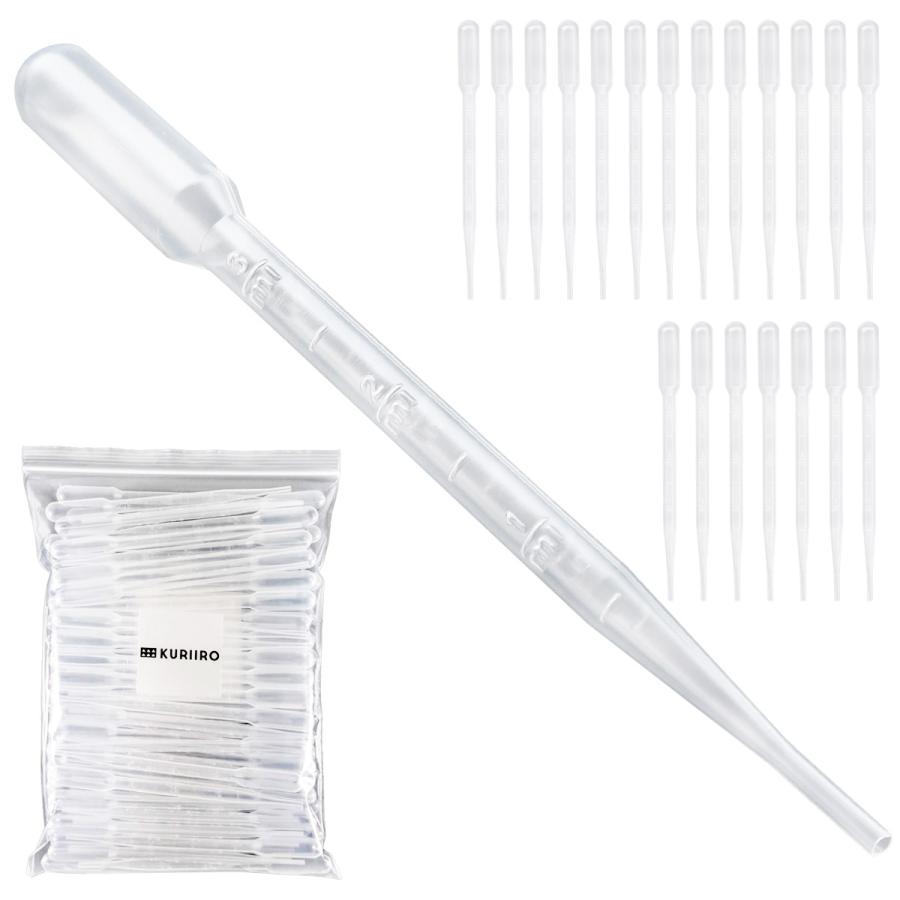 スポイト 3ml 100本 ピペット 使い捨て ロング 目盛り付き 大 krs11 : nibiiro products - 通販 - Yahoo!ショッピング