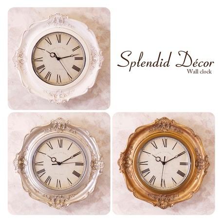 時計 壁掛け スプレンディッドデコ ウォールクロック : nic-nac Yahoo!ショッピング店 - 通販 - Yahoo!ショッピング