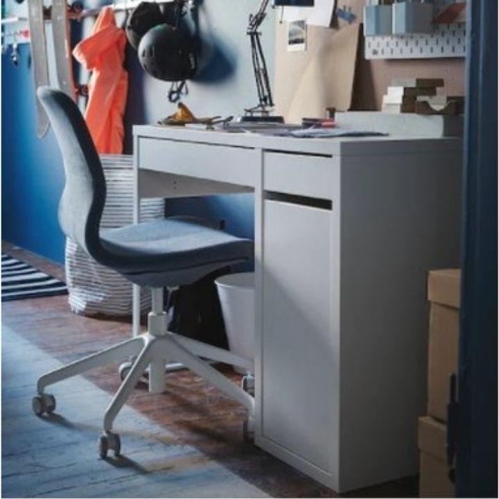 訳あり 限定 特別価格 IKEA イケア MICKE ホワイト 学習机 シンプル 小学生 学習デスク 勉強デスク コンパクト 新入学 パソコンデスク 105x50cm 50213075 ...