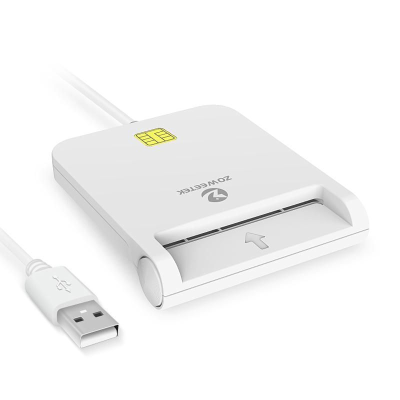 ICカードリーダー ホワイト マイナンバーカード 対応 インストール不要 確定申告 e-Tax 接触型 USBタイプ Windows Mac : NiceTradeShop - 通販 ...