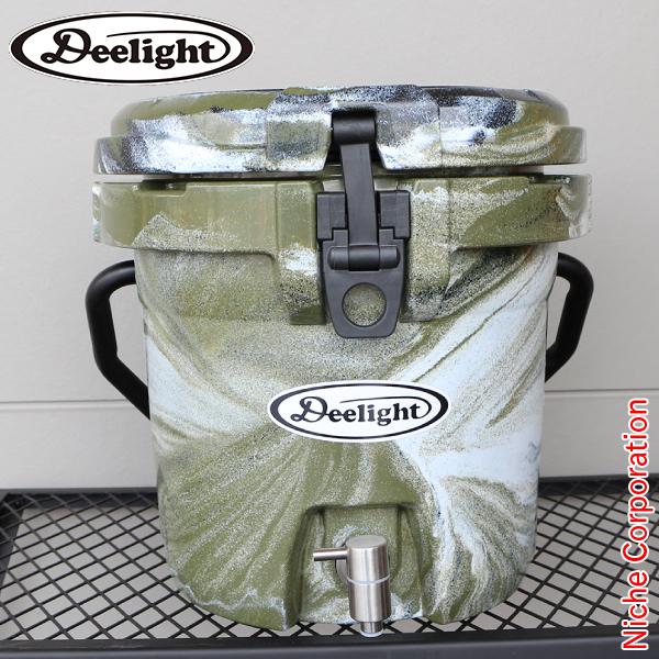 Deelight（ディーライト） アイスバケット 2.5Gallon(9.34L) デザートカモ DLIGHT206 クーラーボックス ...