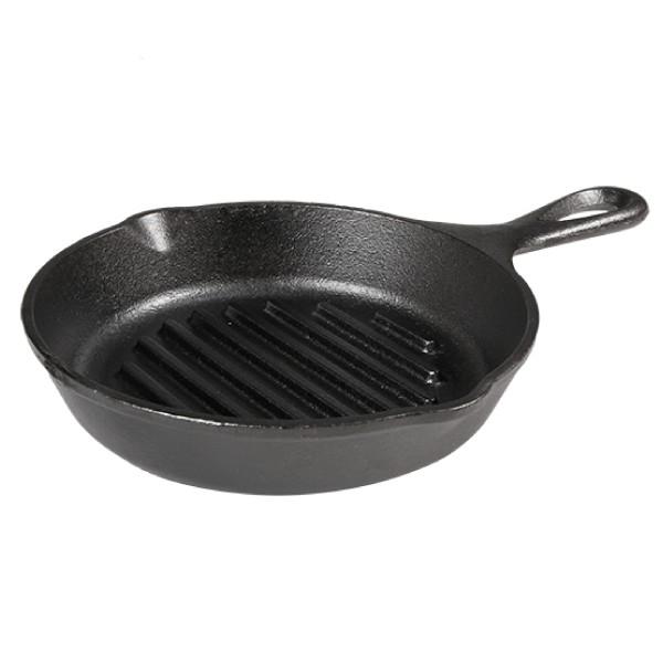 LODGE ロッジ グリルパン6 1/2 L3GP キャンプ用品 鉄分 がとれる 鉄鍋 てつなべ : ニッチ・エクスプレス - 通販 ...