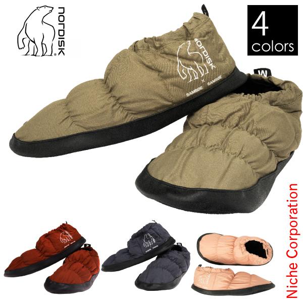 NORDISK ノルディスク ヘルモーズ ダウン スリッパ 109094 フット サムソサムソ 別注 ルームシューズ テントシューズ ...