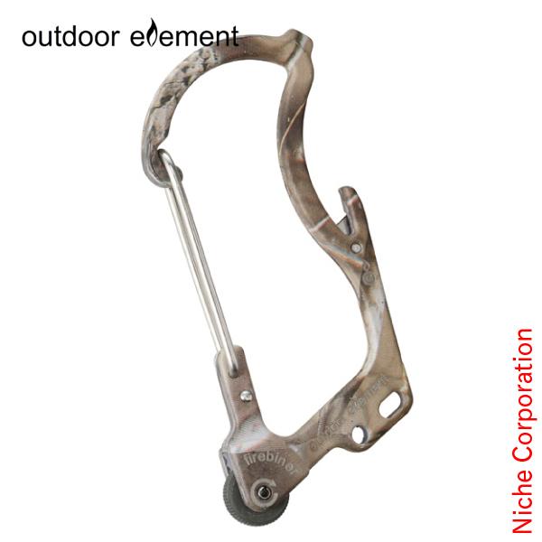 アウトドアエレメント ファイヤービナー カモ ベージュ 61105 多機能 カラビナ : ニッチ・エクスプレス - 通販 - Yahoo!ショッピング