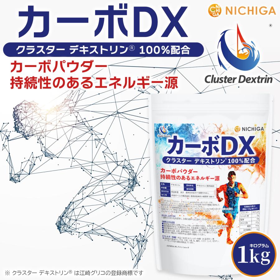 NICHIGA カーボDX 1kg クラスター デキストリン 糖質エネルギー源 持続性スポーツに NICHIGA(ニチガ) TK0 : NICHIGA(ニチガ)Yahoo!店 - 通販 ...
