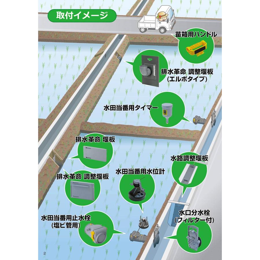 未来工業 排水革命 AGH-SS10 田んぼ 水止め 給水 排水 農業 水量調整 調整板 仕切り板 送料無料 : 農・園芸資材のにちりきヤフー店 - 通販 - Yahoo!ショッピング