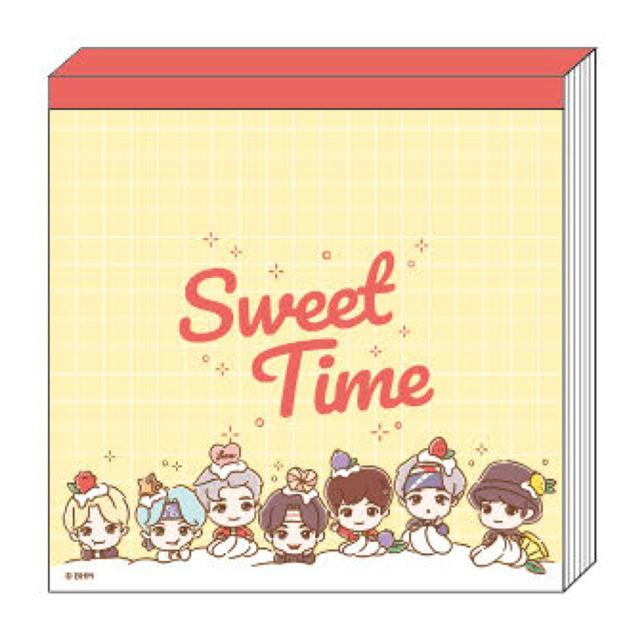 TinyTAN スクエアメモ2種セット SweetTime A/B S2836319/S2836327 : 367-555586 : Nico ...