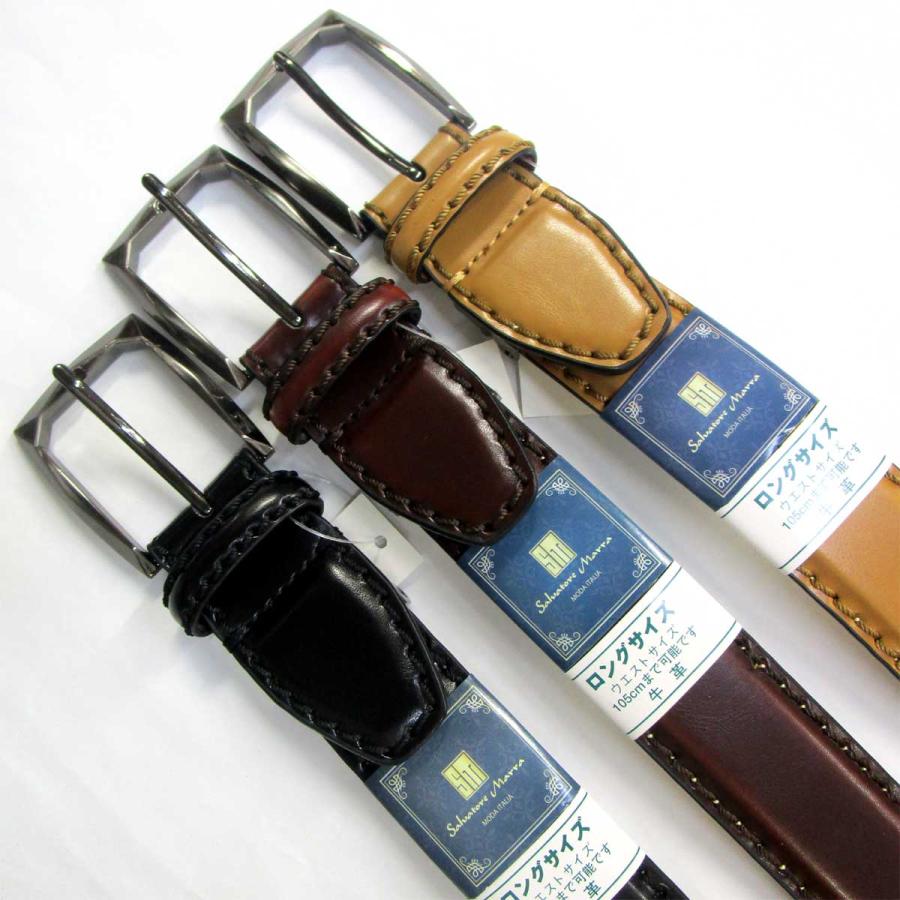 紳士 ビジネスベルト 35mm フェザー デザインステッチ 1006-00503 : 日本橋洋装雑貨店 ヤフーショップ - 通販 - Yahoo!ショッピング