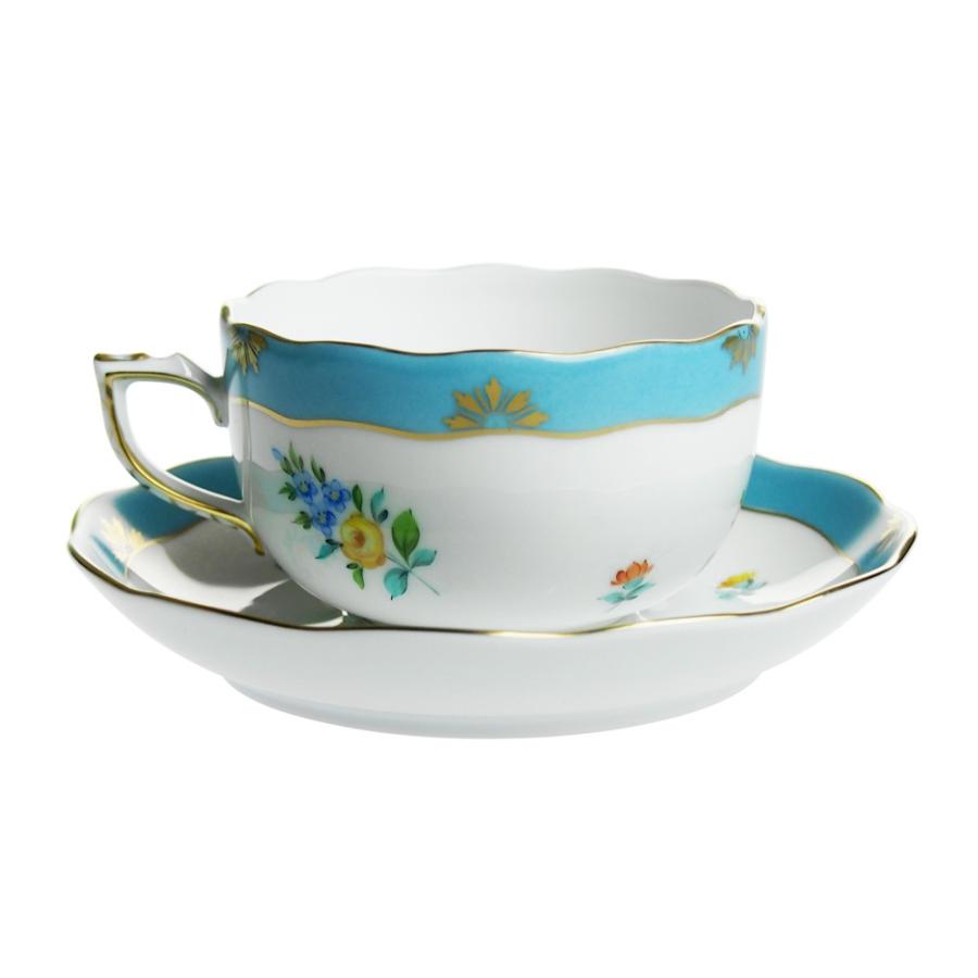 ヘレンド RTFB ローズチューリップ ブルー ティーカップ＆ソーサー 20724 : 輸入ブランド洋食器専門店2本の剣 - 通販 - Yahoo!ショッピング