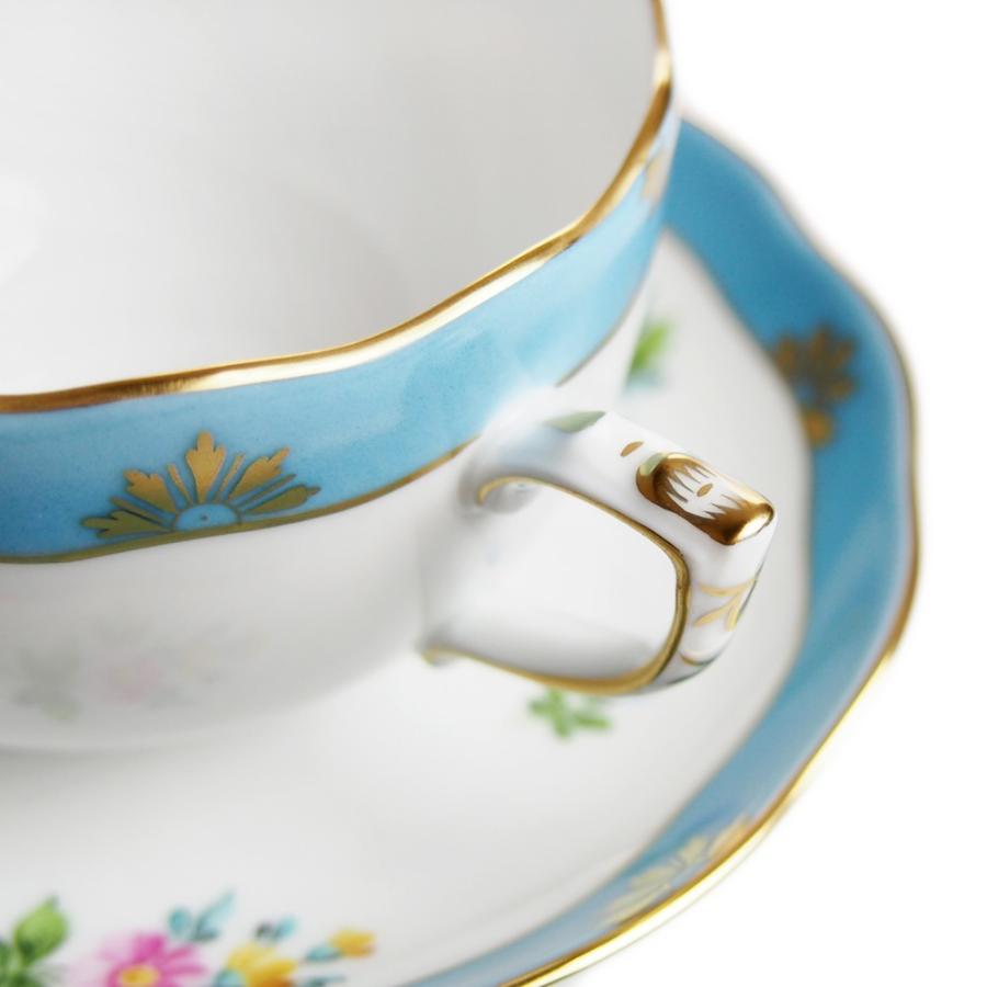 ヘレンド RTFB ローズチューリップ ブルー ティーカップ＆ソーサー 20724 : 輸入ブランド洋食器専門店2本の剣 - 通販 - Yahoo!ショッピング
