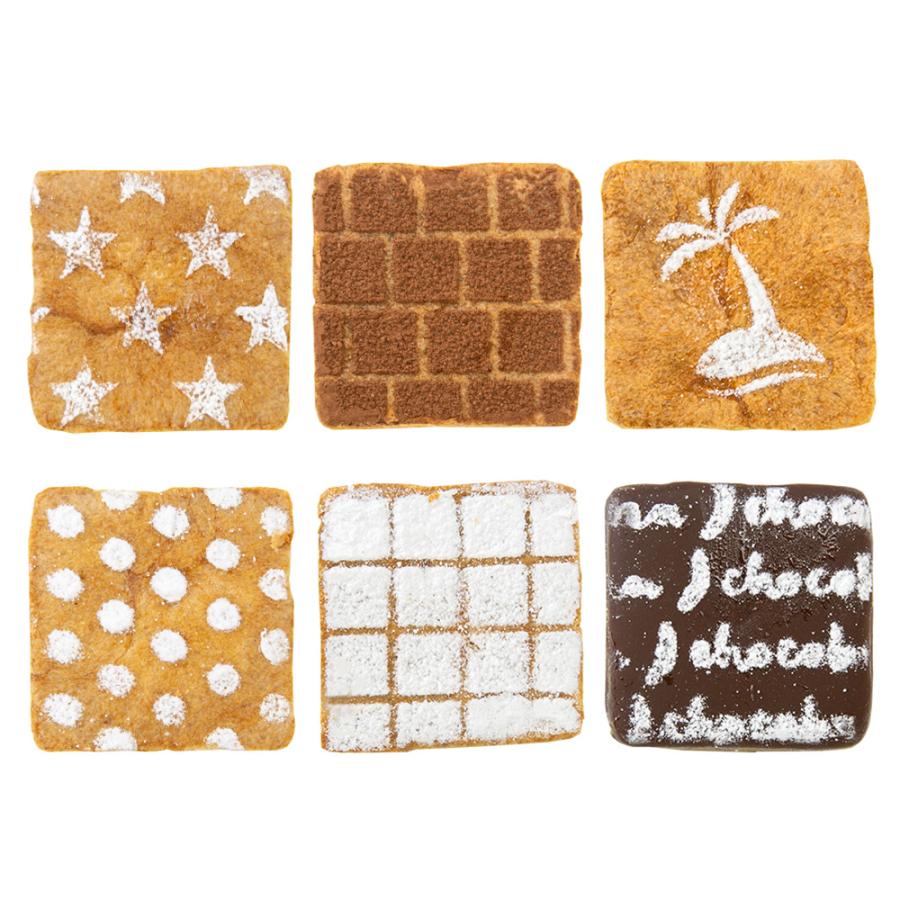 四角い米粉シュークリーム「myblock」Aパターン6種 計6個セット/米粉スイーツ工房SUNNYDAYS/後払い決済不可/送料無料 お歳暮 ...