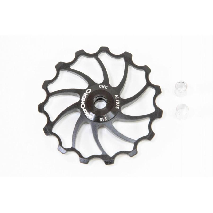 【即納】マイクロヒーロー MicrOHERO 超回る セラミックベアリング アルミ プーリー 15T ★ブラック : 虹橋サイクリング - 通販 - Yahoo!ショッピング