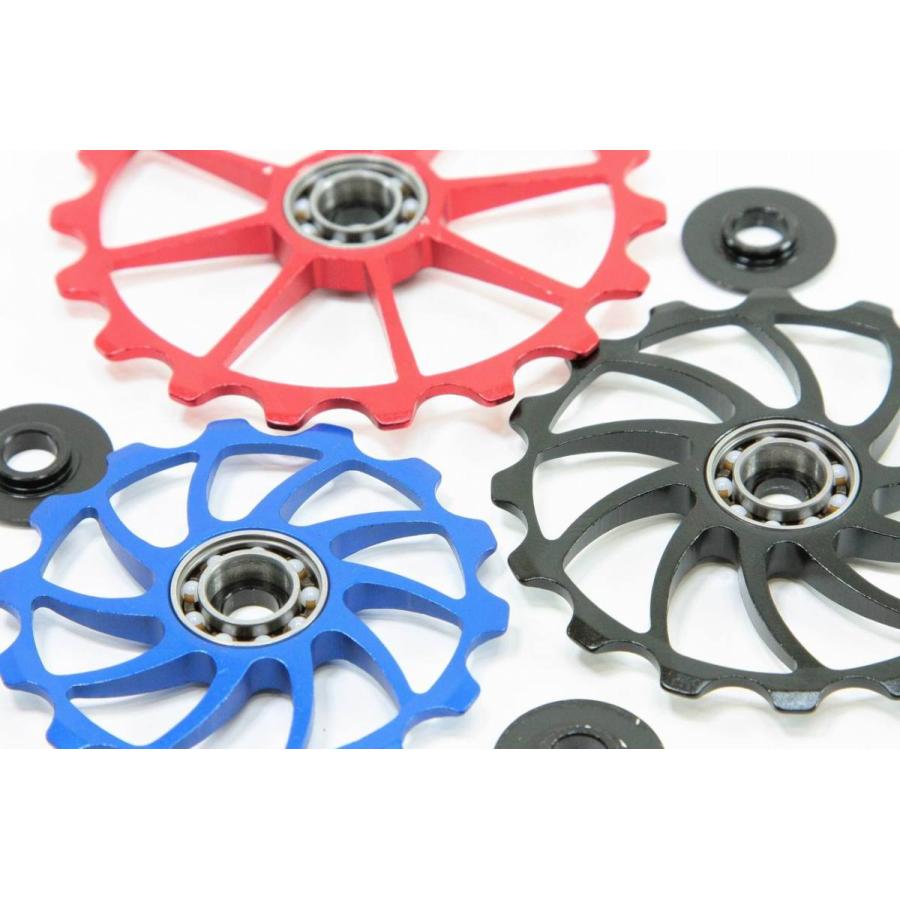 【即納】マイクロヒーロー MicrOHERO 超回る セラミックベアリング アルミ プーリー 15T ★レッド : 虹橋サイクル - 通販 - Yahoo!ショッピング