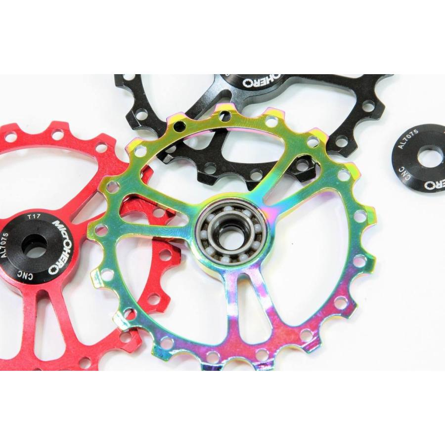 【即納】【軽量13g】マイクロヒーロー MicrOHERO 超回る セラミックベアリング アルミ プーリー 17T ★ゴールド :2018020882:虹橋サイクリング - 通販 ...