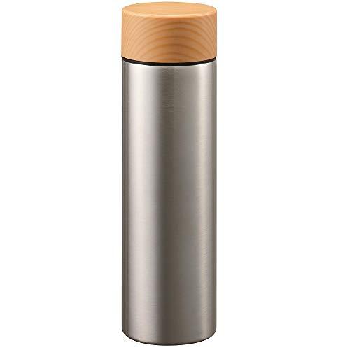 ゴーウェル マグボトル おしゃれ 木目キャップ 直飲み サーモ ステンレスボトル 真空断熱 保温 保冷 水筒 L 450ml シルバー TS-1381-005 : にじいろ日用品 - 通販 ...