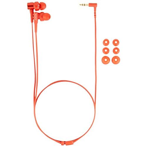 ソニー 有線イヤホン 重低音モデル MDR-XB55 : カナル型 レッド ソニー 有線イヤホン 重低音モデル MDR-XB55 : カナル型 レッド