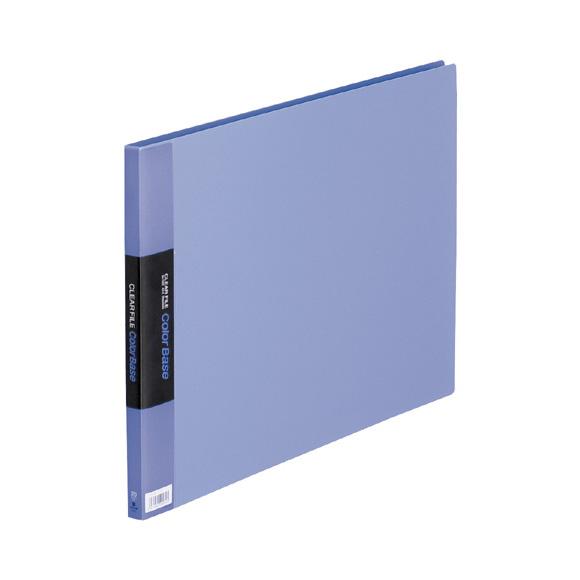 KING JIM キングジム クリアーファイル カラーベース A3 ヨコ型 20ポケット 固定式 [クリックポスト対象外商品] 文房具 文具 クリアブック 保存 保管 : にじいろ文具 ...