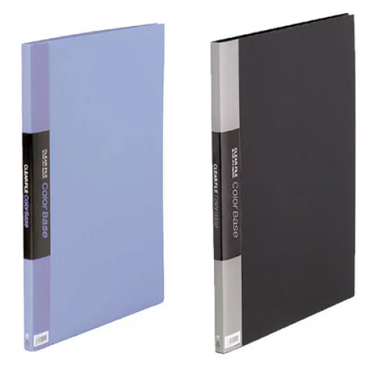 KING JIM キングジム クリアーファイル カラーベース A3 タテ型 20ポケット 固定式 [クリックポスト対象外商品] 文房具 文具 クリアブック 保存 保管 : にじいろ文具 ...