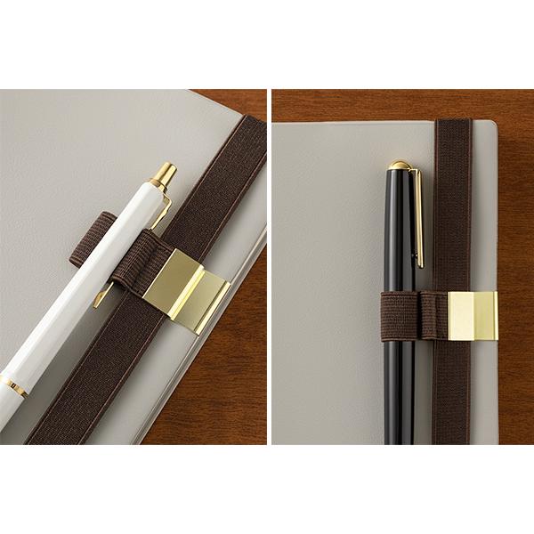 MIDORI（文具） ミドリ ペンホルダーバンド B6〜A5用 茶 文房具 文具 筆入れ おしゃれ デザインフィル : にじいろ文具 - 通販 - Yahoo!ショッピング