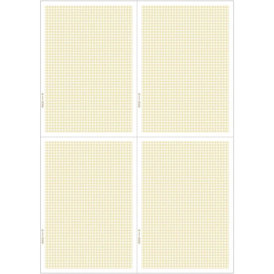 ヒサゴ マルチプリンタ帳票 A4 地紋 4面 100枚 HISAGO 帳票 事務用品 伝票 : にじいろ文具 - 通販 - Yahoo!ショッピング