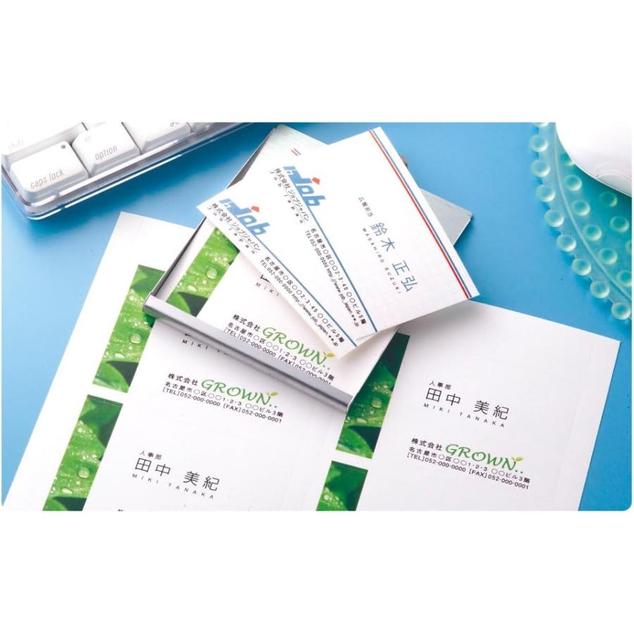 ヒサゴ カラーレーザプリンタ専用 名刺・カード 8面 ホワイト 特厚口 20シート 文房具 文具 カード HISAGO : にじいろ文具 - 通販 - Yahoo!ショッピング