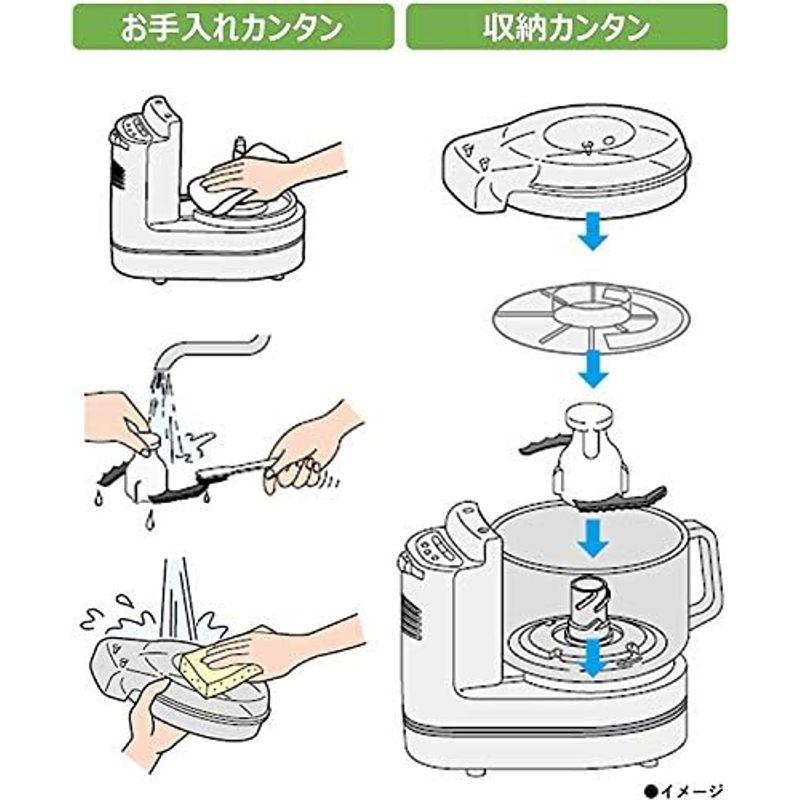 パナソニック フードプロセッサー きざむ する 混ぜる おろす 粗おろし こねる MK-K61-W ホワイト : 20240208143941-00875 : 虹のショップイエロー - 通販 ...