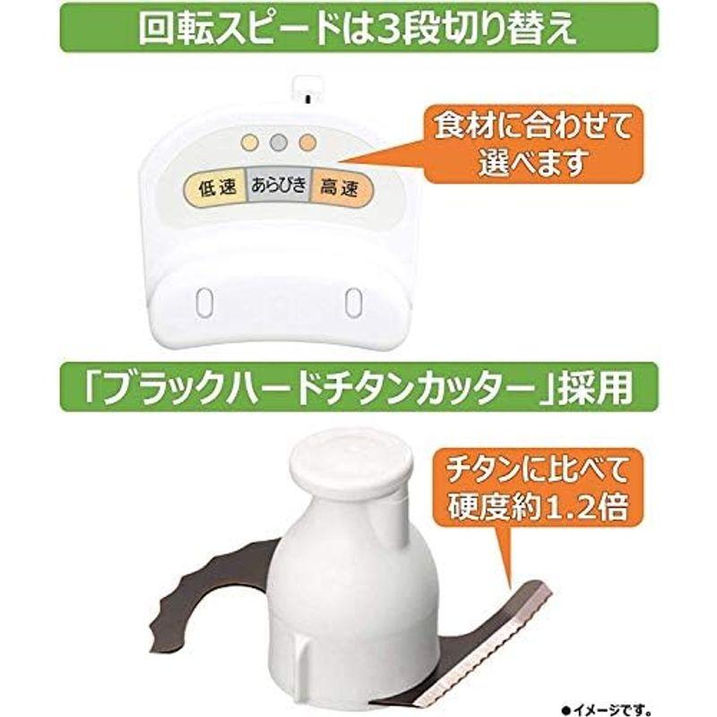 パナソニック フードプロセッサー きざむ する 混ぜる おろす 粗おろし こねる MK-K61-W ホワイト : 20240208143941-00875 : 虹のショップイエロー - 通販 ...