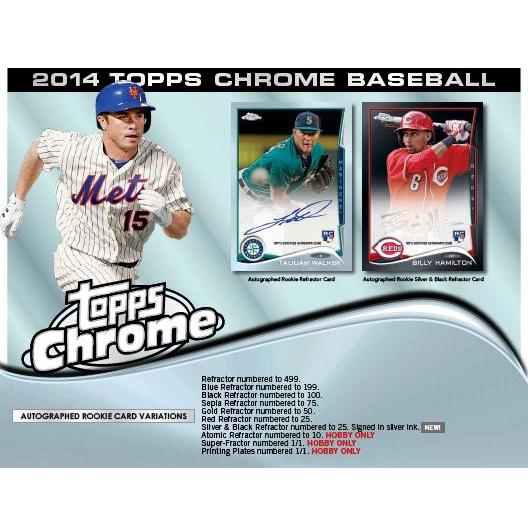 MLB 2014 TOPPS CHROME BASEBALL （送料無料） : トレカショップ二木 - 通販 - Yahoo!ショッピング
