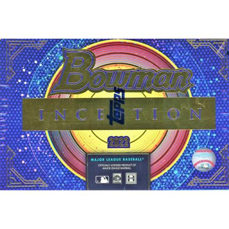 MLB 2022 TOPPS BOWMAN INCEPTION BASEBALL HOBBY BOX 2023年3月3日発売 : トレカ ...