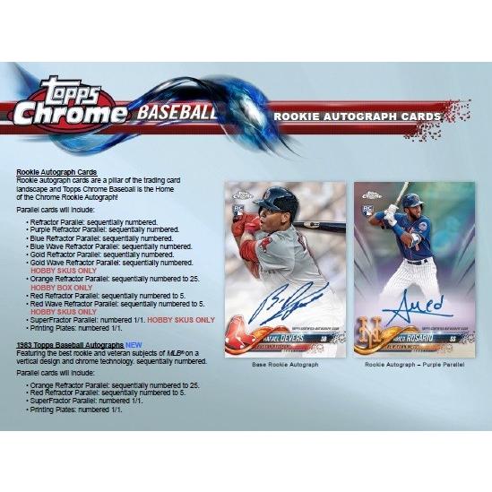 MLB 2018 TOPPS CHROME BASEBALL HOBBY BOX : トレカショップ二木 - 通販 - Yahoo!ショッピング