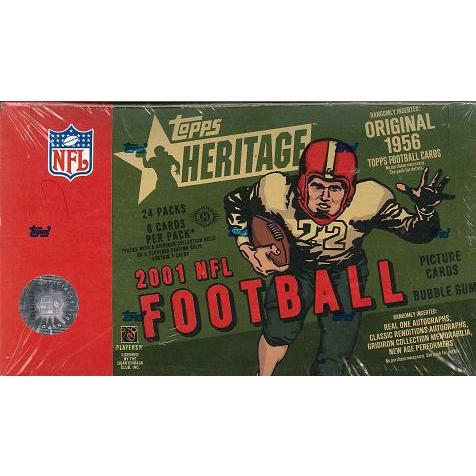 NFL 2001 TOPPS HERITAGE FOOTBALL HOBBY BOX : 031620140040 : トレカショップ二木 ...