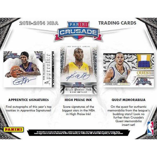 NBA 2013/2014 PANINI CRUSADE BASKETBALL BOX : トレカショップ二木 - 通販 - Yahoo!ショッピング