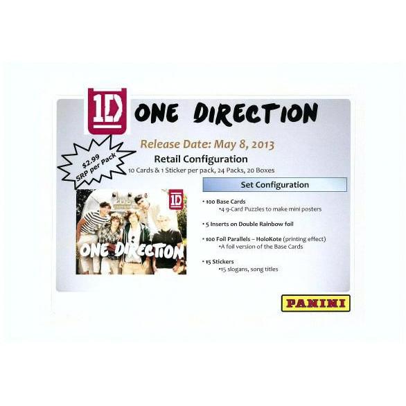 （予約）2013 PANINI 1D ONE DIRECTION TRADING CARD ワン・ダイレクション・トレーディングカード ...