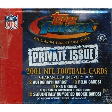 NFL 2001 TOPPS FINEST PRIVATE ISSUE FOOTBALL BOX : トレカショップ二木 - 通販 ...