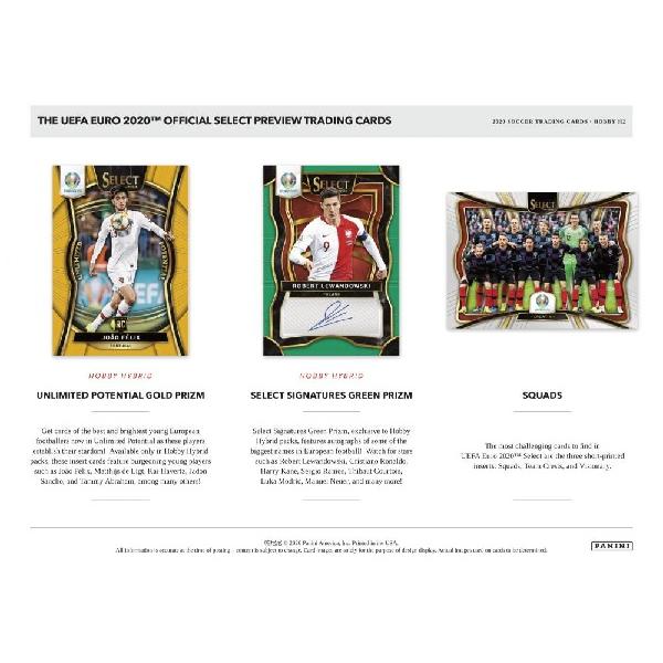 PANINI 2020 SELECT UEFA EURO SOCCER HOBBY HYBRID BOX : トレカショップ二木 - 通販 ...