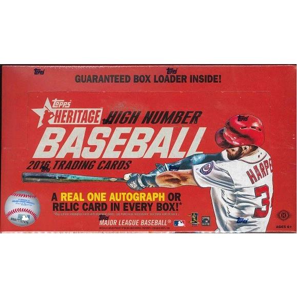 2016 TOPPS HERITAGE HIGH NUMBER BASEBALL BOX（送料無料） : トレカショップ二木 - 通販 ...