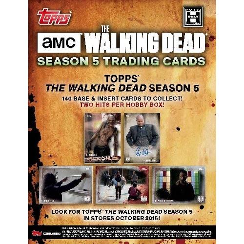 2016 TOPPS THE WALKING DEAD:SEASON 5 TRADING CARDS BOX : トレカショップ二木 - 通販 ...