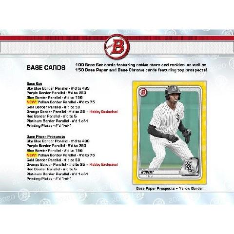MLB 2020 BOWMAN BASEBALL HOBBY BOX : トレカショップ二木 - 通販 - Yahoo!ショッピング