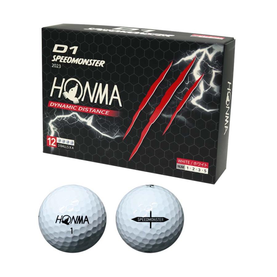 HONMA GOLF 本間ゴルフ（HONMA） D1 スピードモンスター ボール BT2302 ホワイト 1ダース 2023 : 二木ゴルフYahoo!ショッピング店 - 通販 - Yahoo ...
