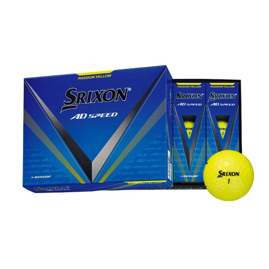 SRIXON スリクソン（SRIXON） AD SPEED ボール パッションイエロー 1ダース 2024 : 二木ゴルフYahoo!ショッピング店 - 通販 - Yahoo!ショッピング
