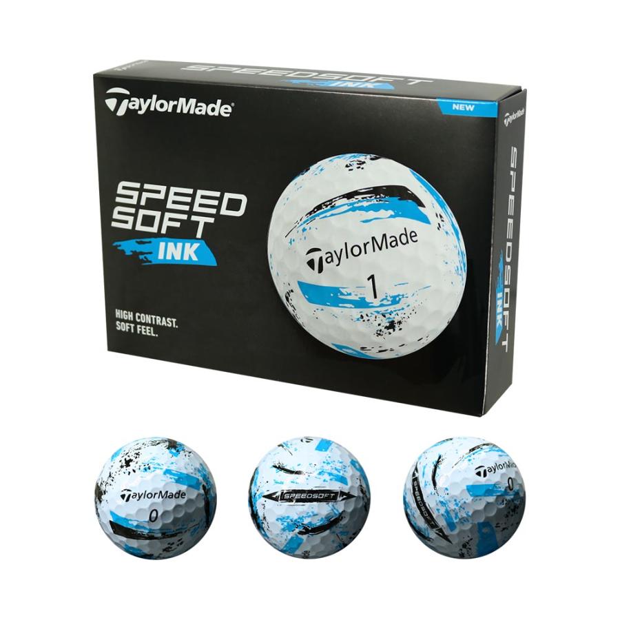 TaylorMade テーラーメイド（TaylorMade） スピードソフトインク ボール ブルー 1ダース 2025 : 二木ゴルフYahoo!ショッピング店 - 通販 - Yahoo!ショッピング