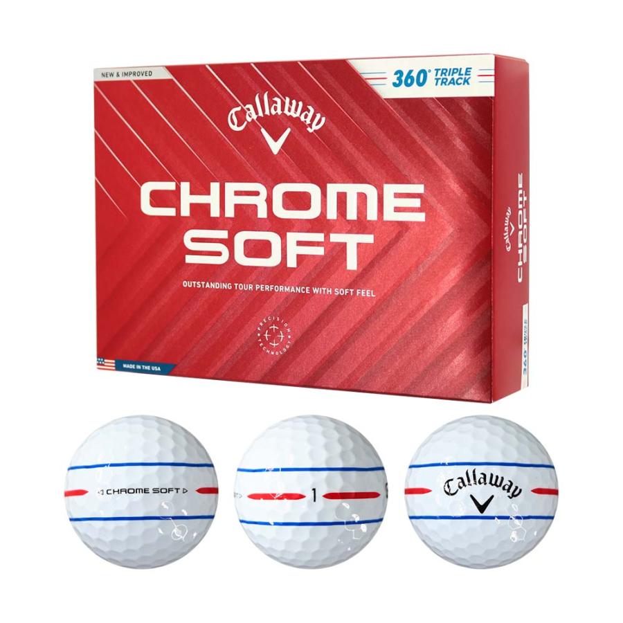 Callaway キャロウェイ（Callaway） CHROME SOFT TOUR 360° トリプル・トラック ボール ホワイト 1ダース 2024 : 二木ゴルフYahoo!ショッピング ...