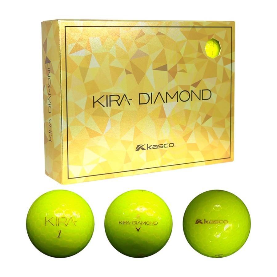 キャスコ（kasco） KIRA ダイヤモンド イエロー 1ダース 2024 : 451505 : 二木ゴルフYahoo!ショッピング店 - 通販 - Yahoo!ショッピング