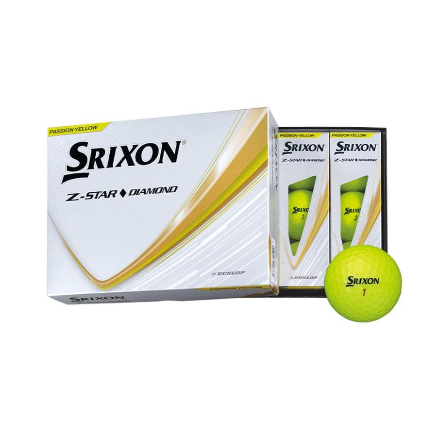 SRIXON スリクソン（SRIXON） Z-STAR DIAMOND ボール プレミアムパッションイエロー 1ダース 2025 : 二木ゴルフYahoo!ショッピング店 - 通販 ...