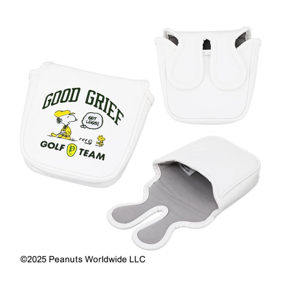 LITE ライト（LITE） ピーナッツ スヌーピー ゴルフチームD型 パターカバー(マレット型) H-491 2025 : 二木ゴルフYahoo!ショッピング店 - 通販 - Yahoo ...