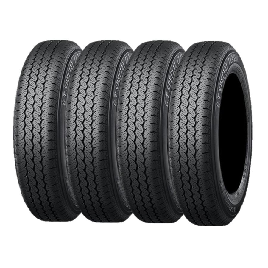 ヨコハマタイヤ（YOKOHAMA TIRE） 4本セット ヨコハマ 165/80R14 85S G.T.SPECIAL CLASSIC ...