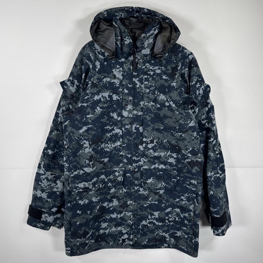 USA古着 ミリタリージャケット ECWCS GORE-TEX デジカモ ゴアテックスパーカー 迷彩 カモフラ 米軍 実物 small long ネイビー メンズ : 古着屋NIKKU ...