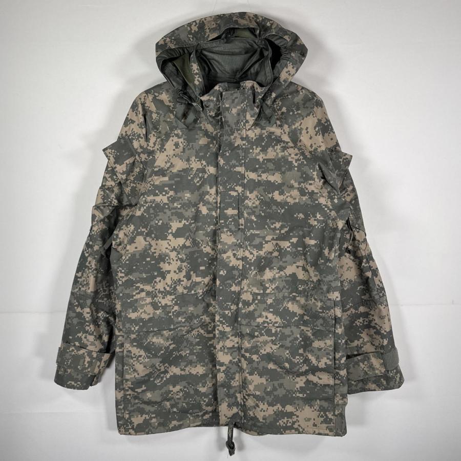 USA古着 ミリタリージャケット ECWCS GORE-TEX デジタル カモフラ デジカモ ゴアテックスパーカー 米軍 実物 small regular グレー : 古着屋NIKKU ...