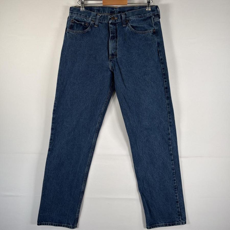 Wrangler 古着 ラングラー デニムパンツ ブルーデニム ジーンズ ジーパン ストレート コインポケット w34 L34 インディゴ ...