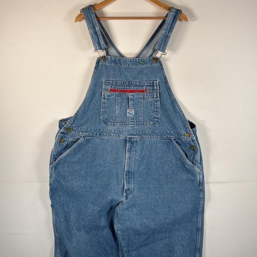ポインター 古着 90's/90年代 POINTER USA製 オーバーオール デニム ワーク ワンポイントロゴ 大きいサイズ w48 ブルー系 メンズ : 古着屋NIKKU - 通販 ...